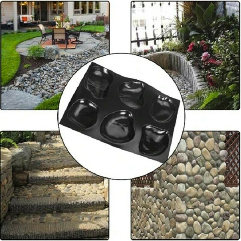 Casts Master Pebbles Concrete Mold Step Stones Pla... – Vicedeal