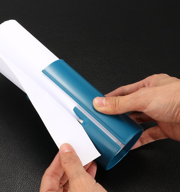 Blue Sliding Wrapping Paper Cutter Christmas Paper... – Grandado