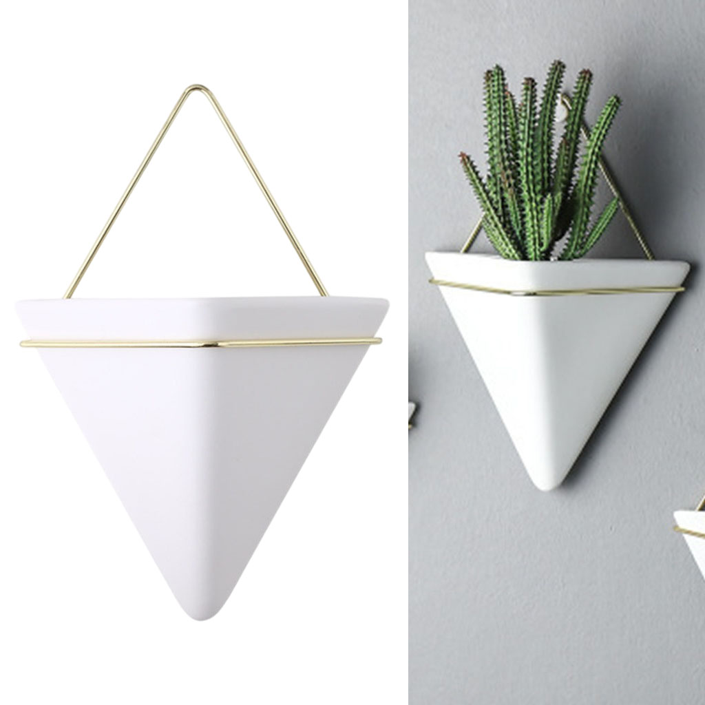 Triangle Wall Planter Nordic Indoor Outdoor Geomet... – Grandado