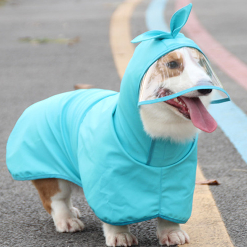 Dog Rain Coat Dog Raincoat Waterproof PU Dogs Rain... – Grandado