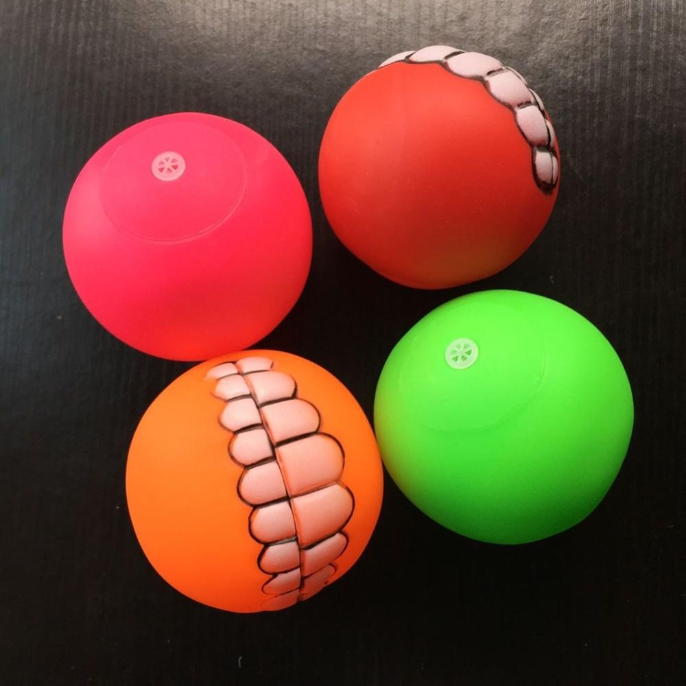 Transer Pet Supply Grappige Tanden Rubber Hond Bal... – Grandado