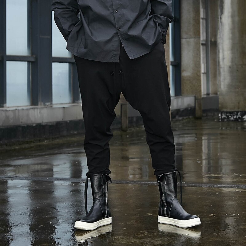 MR-DONOO mannen Japan Stijl Kruis Broek Hip Hop Ha... – Grandado