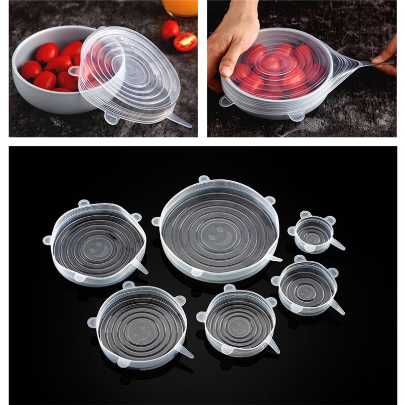 Siliconen Verse Houden Cover Food Grade Stretch De... – Vicedeal