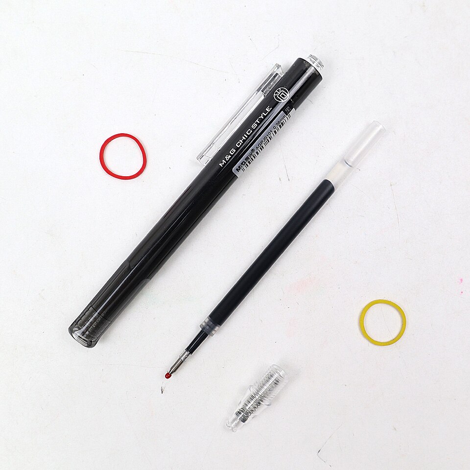 M&G Press Type Gel Pen Black Ink 0..38mm Office Su... – Vicedeal