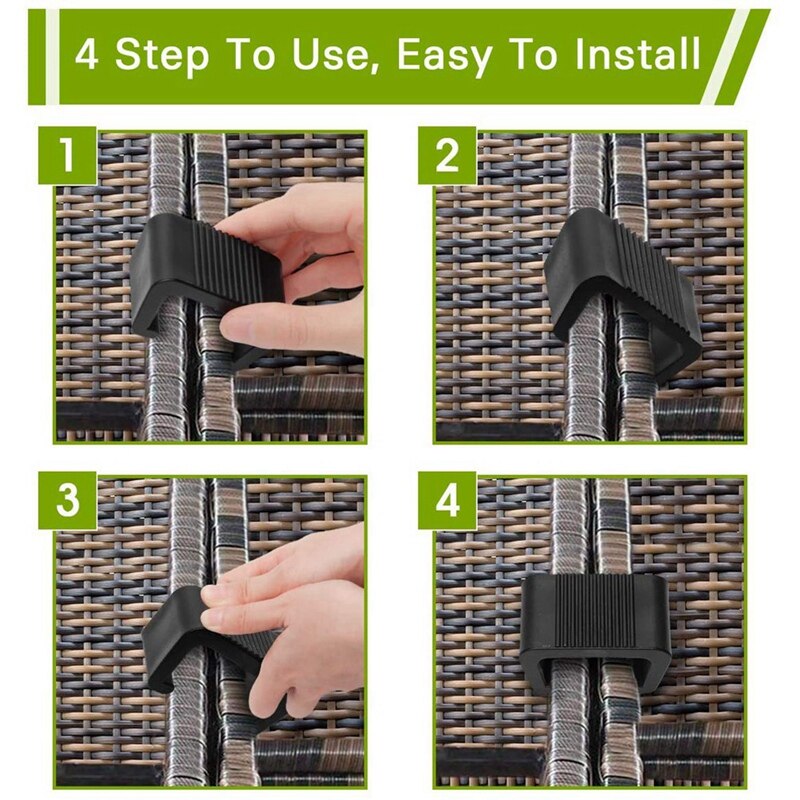 Outdoor Patio Rieten Meubels Clips, Gesegmenteerde... – Grandado