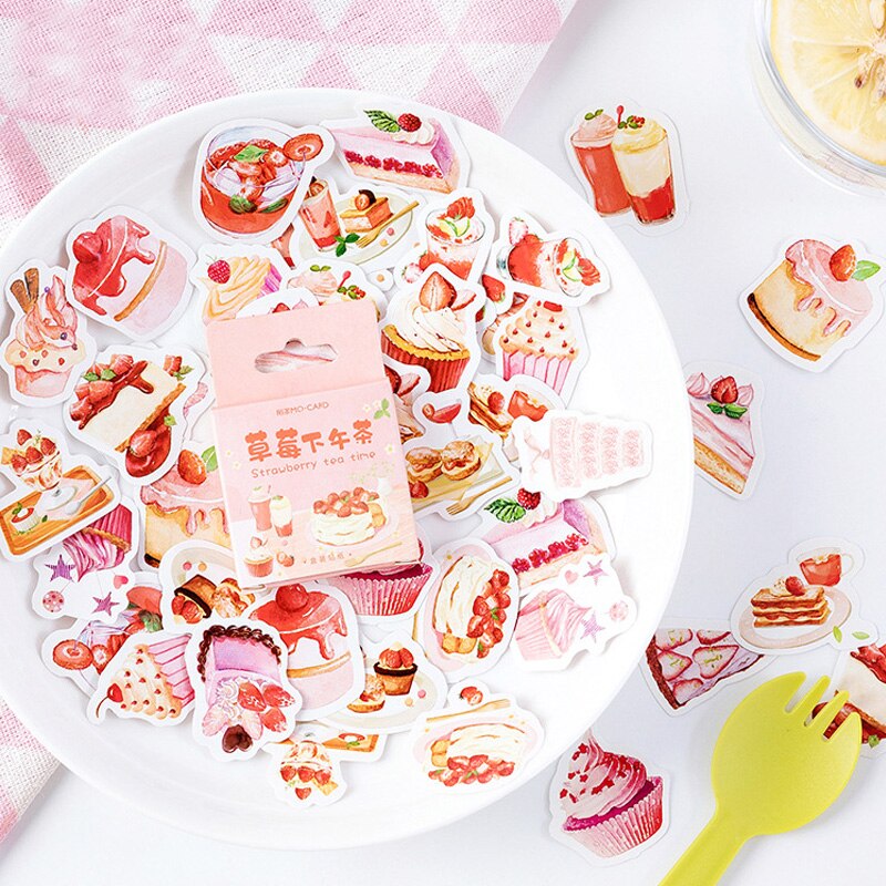46 Sheets Cute Sweet Cake Sticker For Kids Decorat... – Grandado