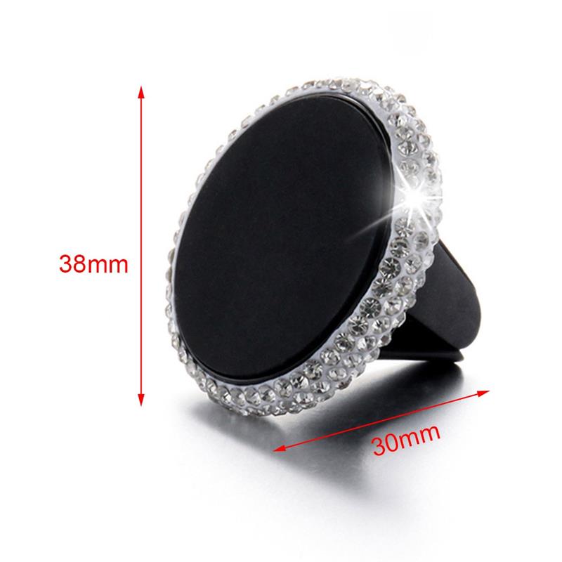 Diamond Round Phone Holder Car Powerful Magnetic A... – Vicedeal