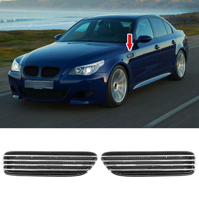 2Pcs Car Air Flow Side Fender Vents Mesh Grill Gri... – Grandado