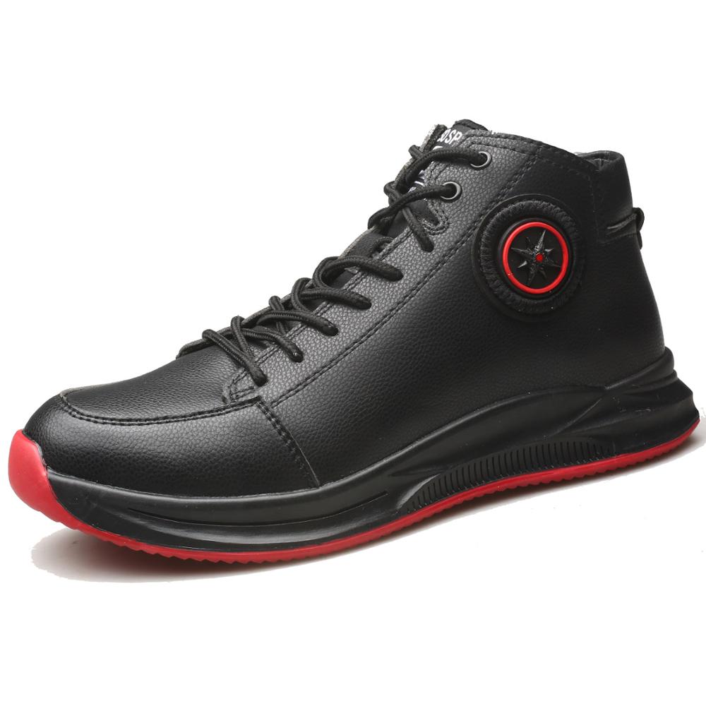 Men Safety Work Boots Shoes Anti-smashing Steel To... – Vicedeal