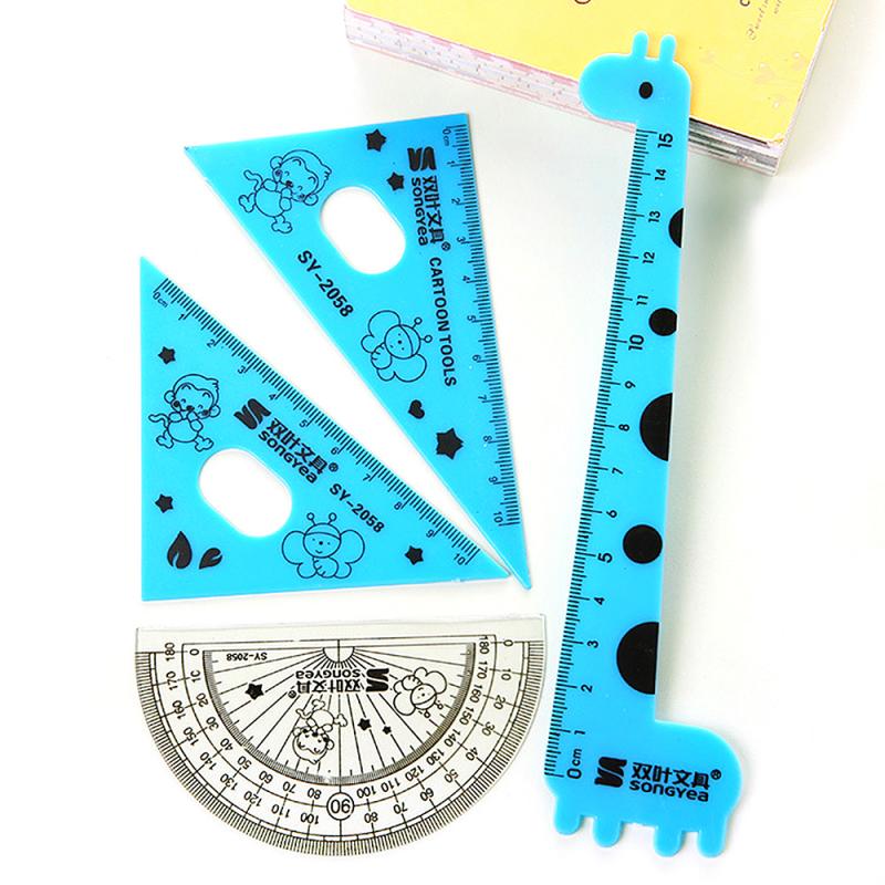 Novelty Giraffe Ruler Set Stationery Kawaii Studen... – Grandado