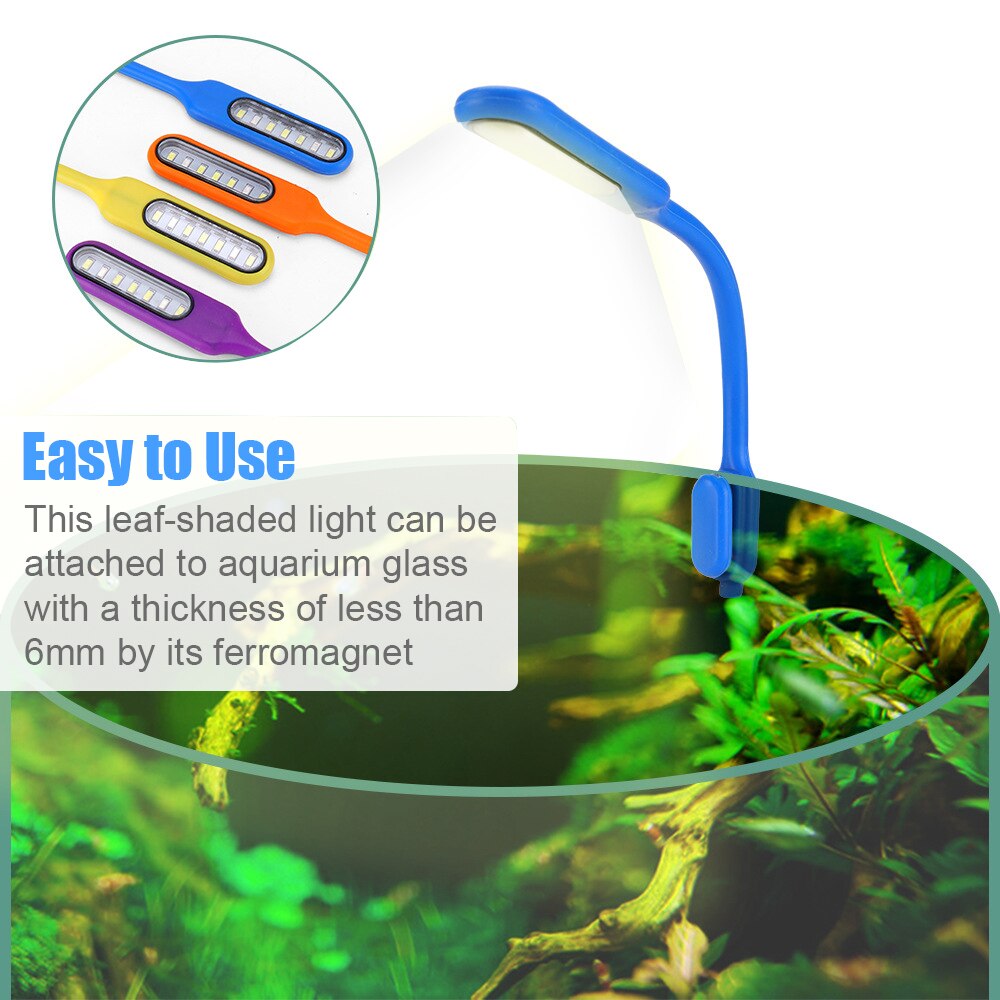 Aquarium Light Small LED Light for Fish Tank USB F... – Grandado