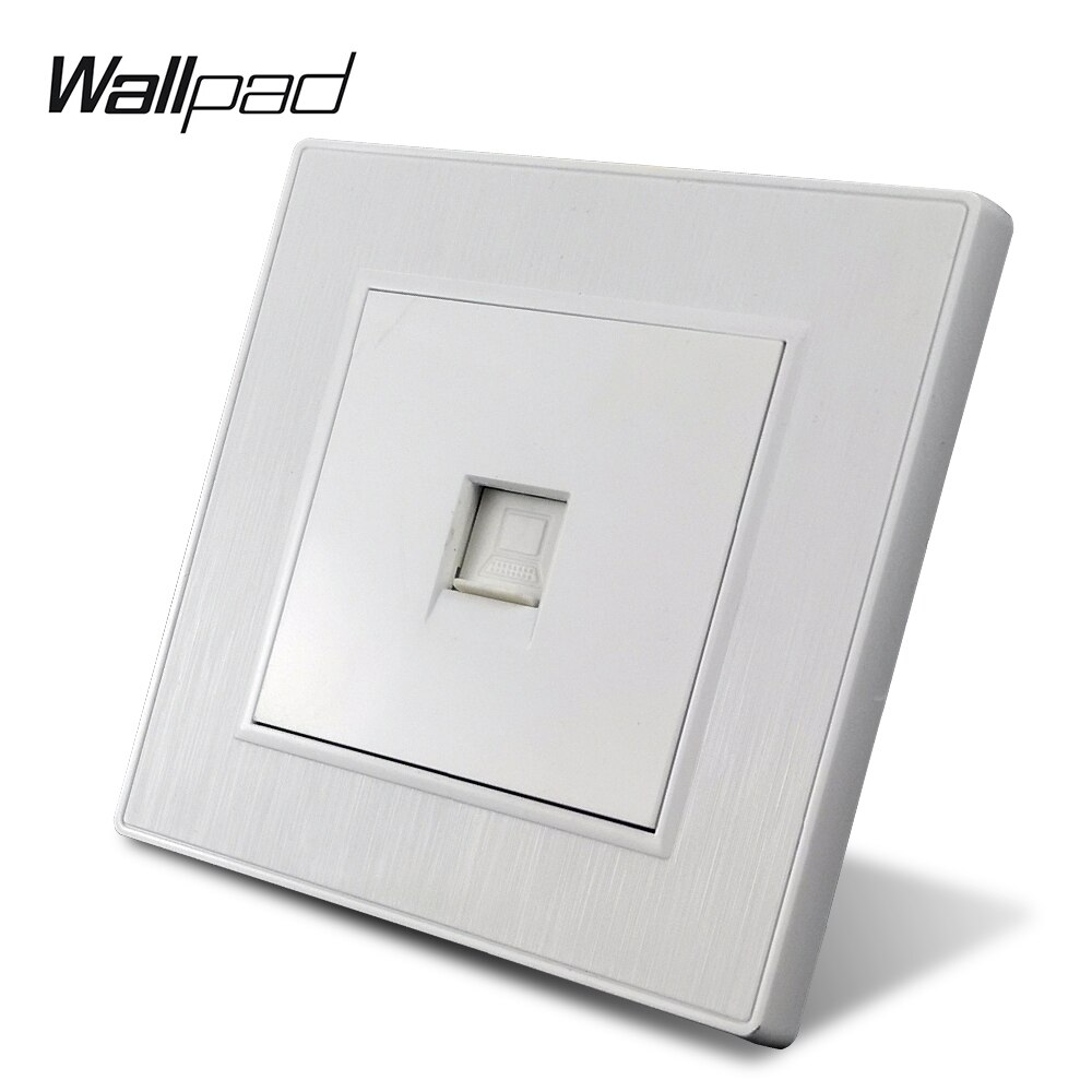 Wallpad S6 White Ethernet Internet Data RJ45 CAT6 ... – Vicedeal