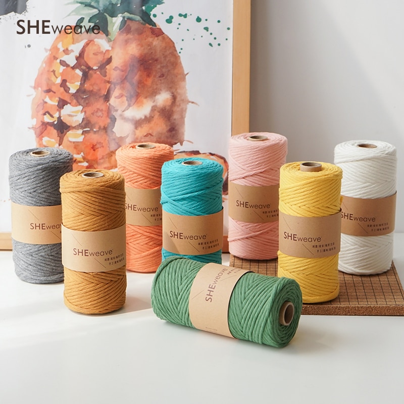 Enkele Streng Macrame Koord, Macrame Touw 3 Mm × 1... – Grandado