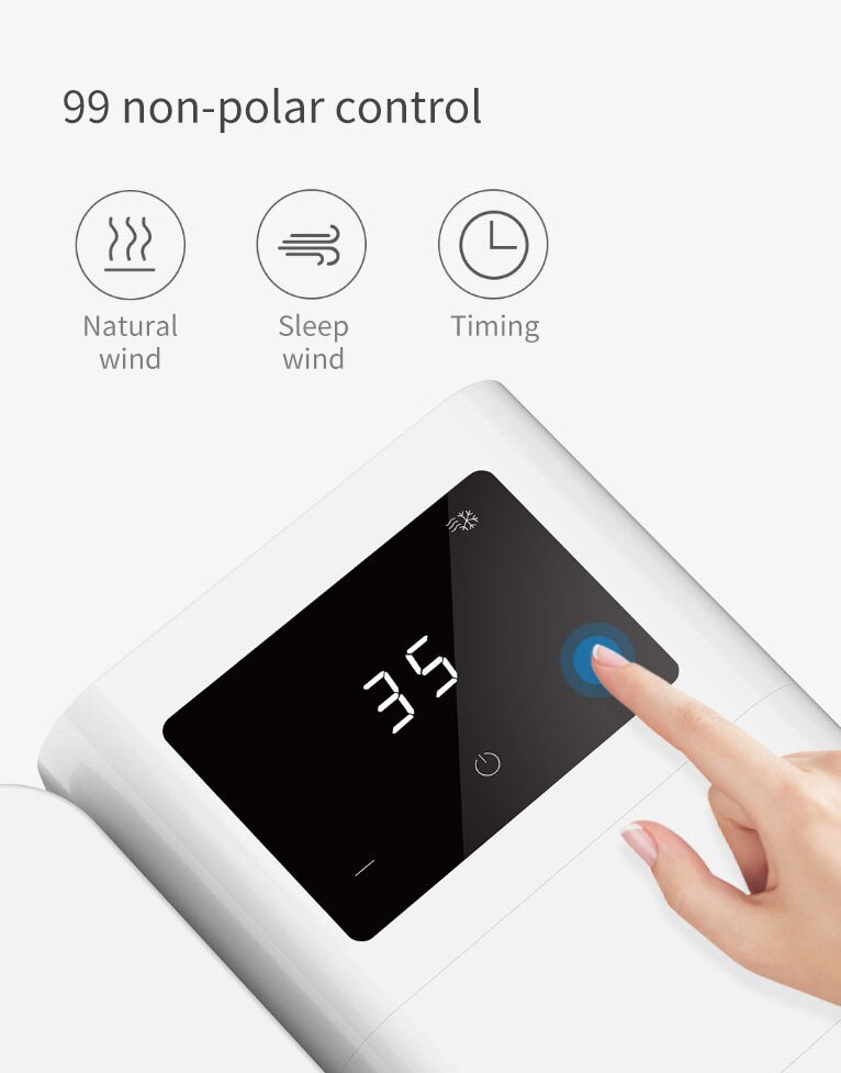 MICROHOO-Mini aire acondicionado con pantalla táct... – Grandado