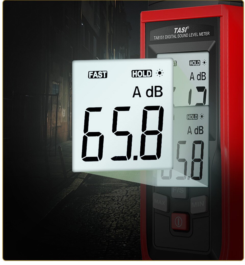 TA8151 Digital Sound Level Meter Indicator Noise T... – Grandado