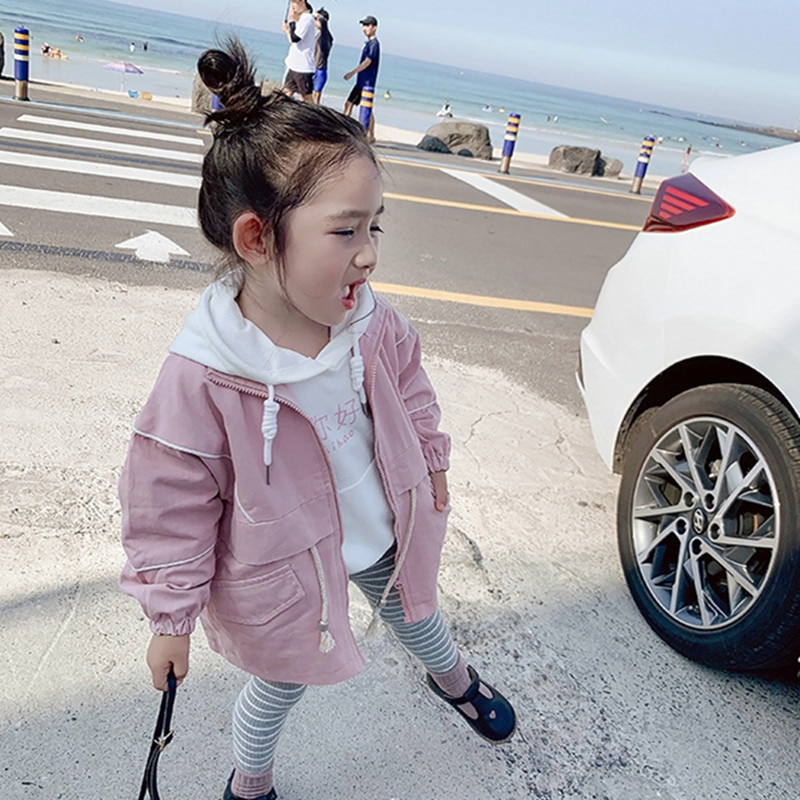 Spring Jackets for Girls Kids Girl Long Jacket Coa... – Grandado