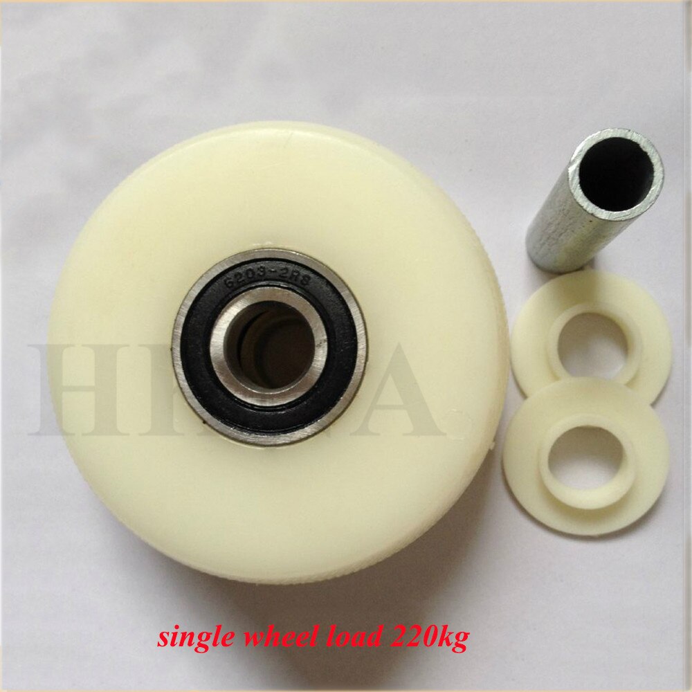 Good 4" Nylon Wheel 100mm Solid Nylon Wheel 4 Inch... – Grandado