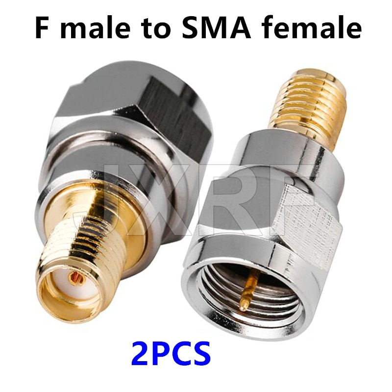 JXRF Connector 2pcs RF coaxial coax adapter F Type... – Vicedeal