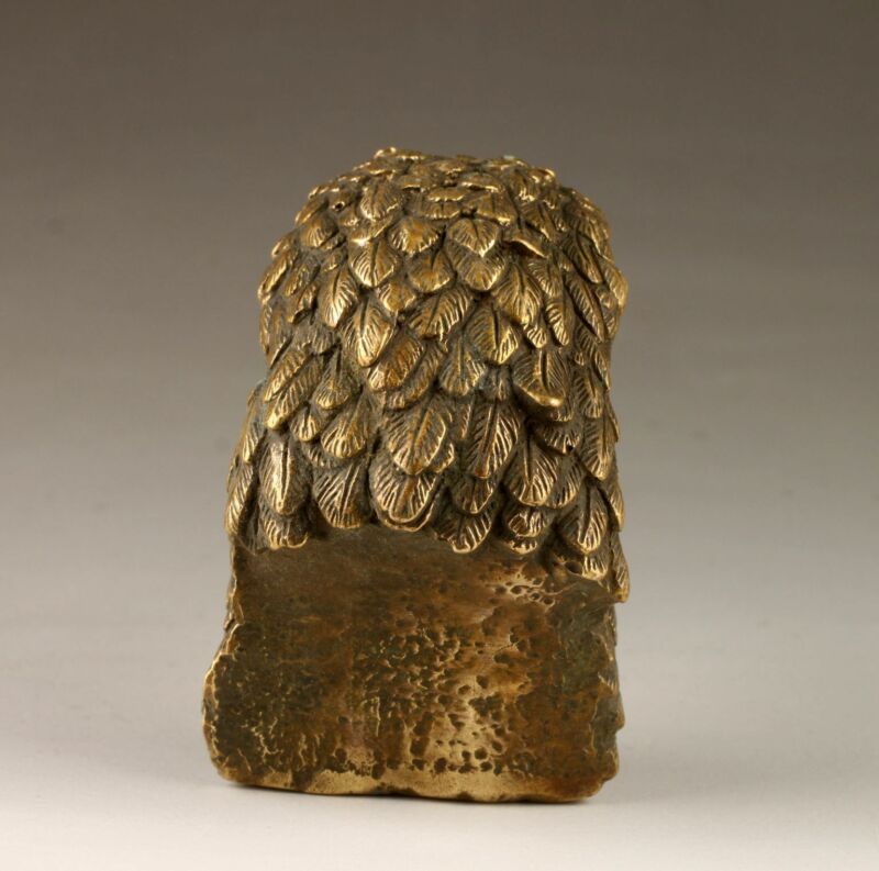 Vintage Handmade Exquisite Vivid Eagle Head Copper... – Grandado