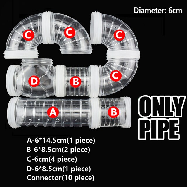 Skinny Pig Hamster Tube Toy DIY Assorted Hamster M... – Grandado