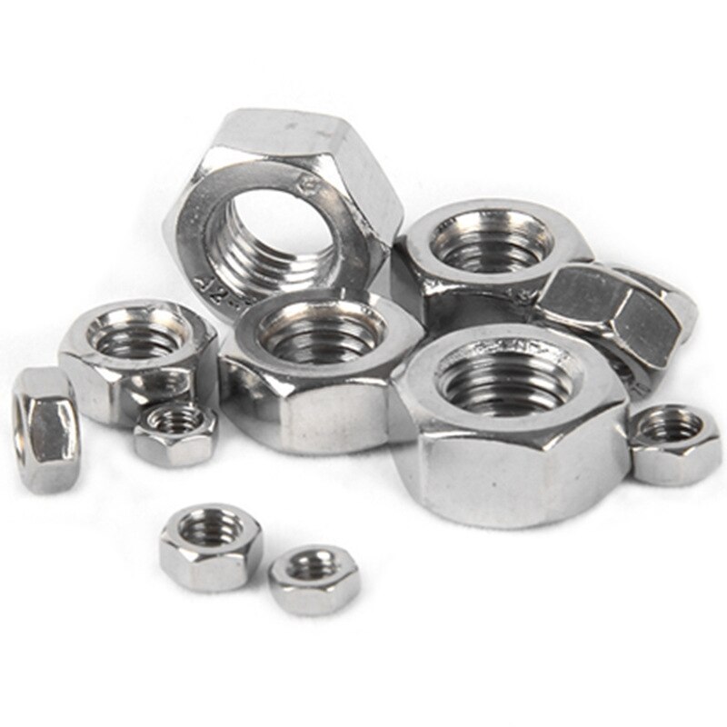 300PCS M3 M4 M5 M6 M8 M10 Stainless Steel Hex Nut – Grandado