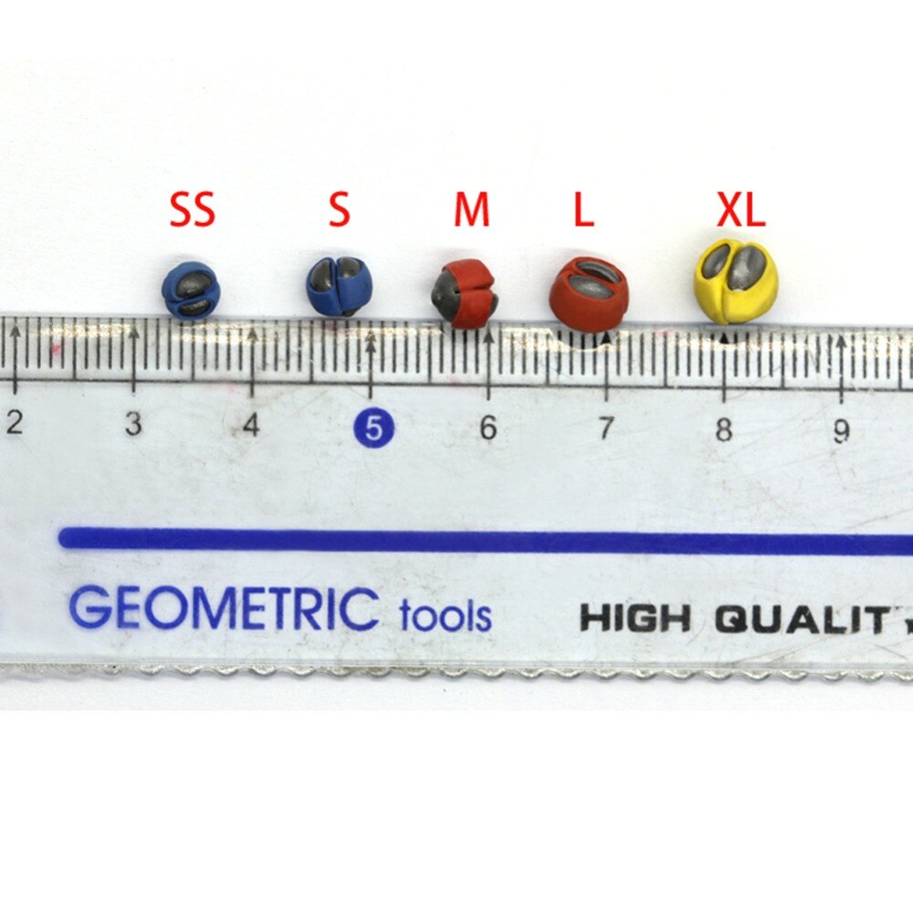 100pcs 0.5g 0.8g 1g 1.2g 1.5g Reusable Split Shot ... – Grandado