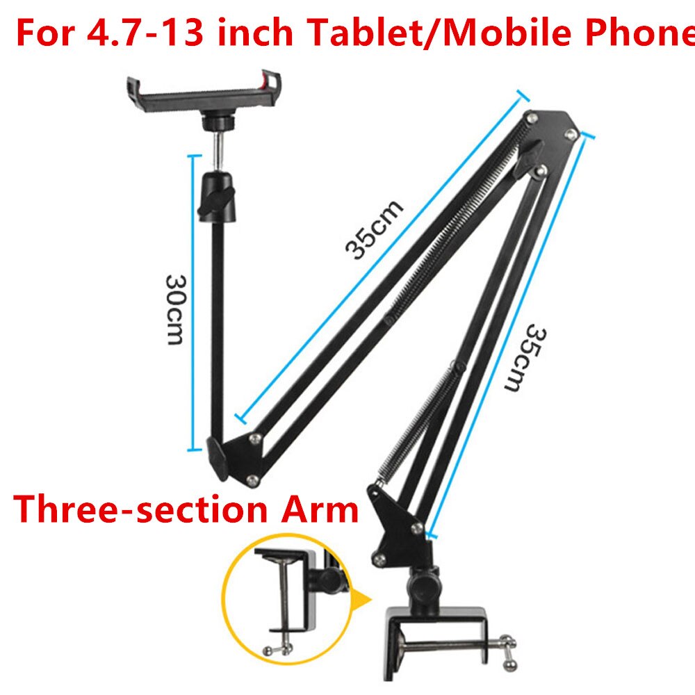 Flexible Long Arm Mobile phone tablet stand holder... – Grandado