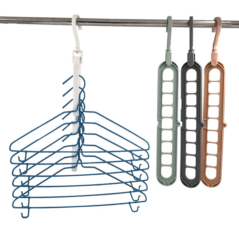 Multi-port Support Circle Clothes Hanger Clothes D... – Grandado