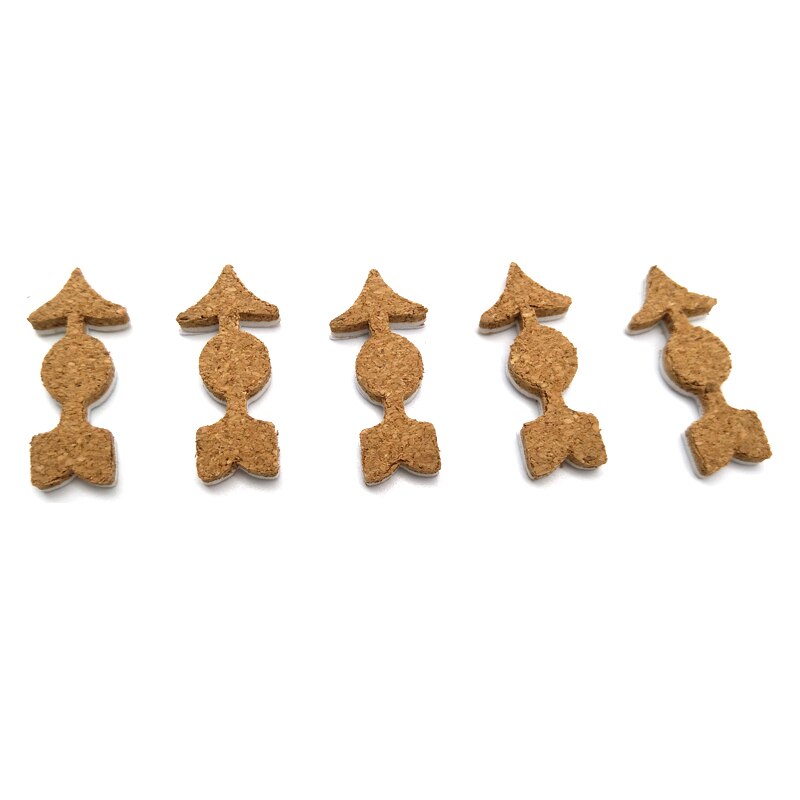 5pcs/set Small Arrows Sharp Cork Wood Message Boar... – Grandado