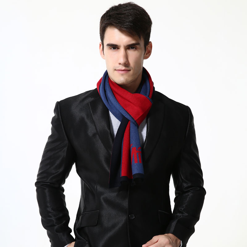 [VIANOSI] Wool Scarf Men Winter Brand Plaid Scarf ... – Vicedeal