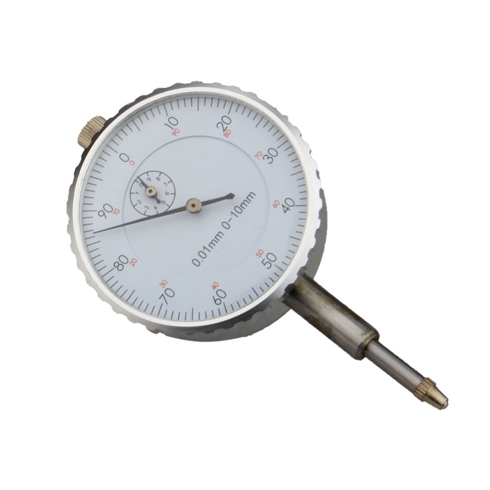 0.01mm Accuracy Dial Indicator Gauge 0-10MM Outer Measuring Clock Round ...