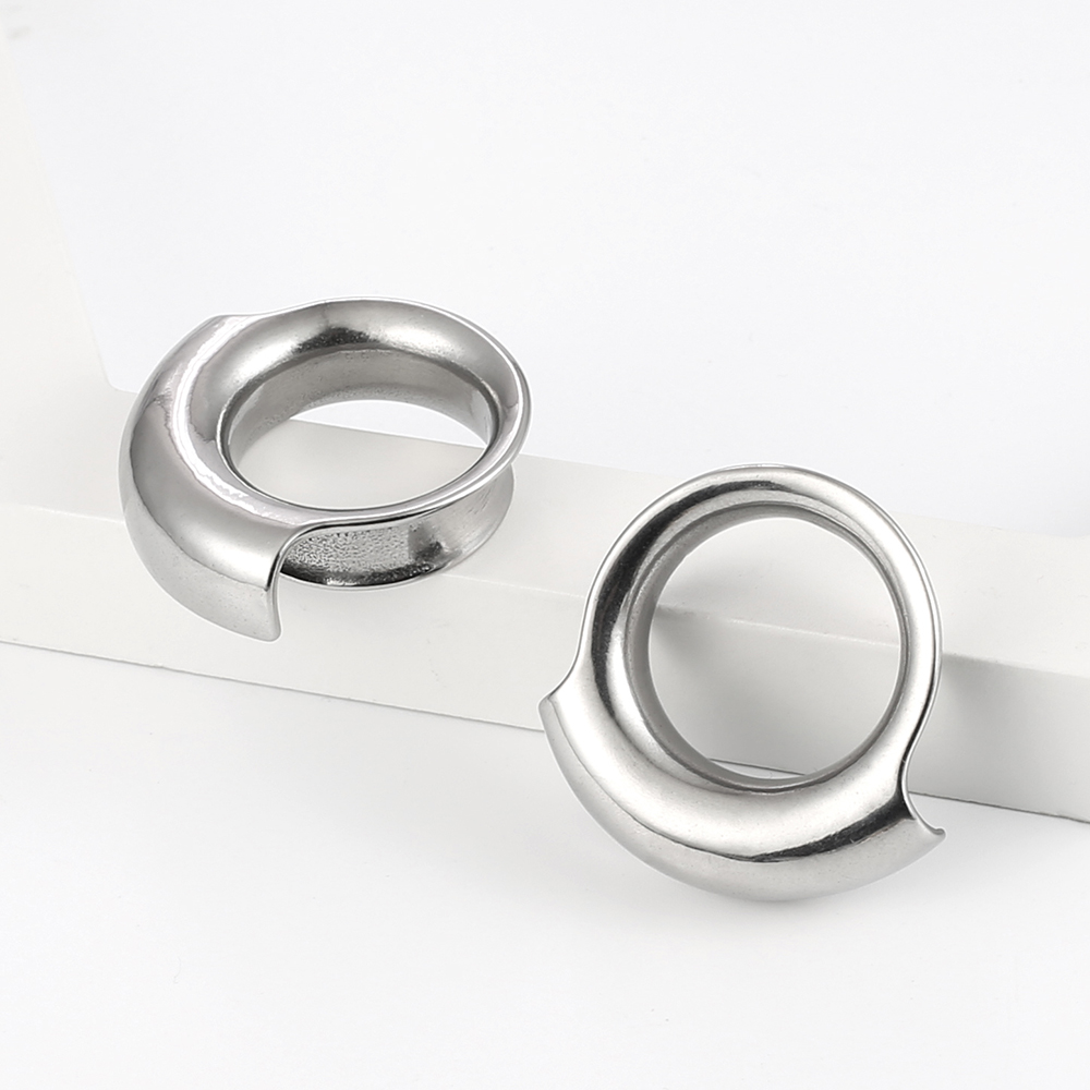 Twolobes 2PCS 316 Stainless Steel Ear Gauges Tunne... – Grandado