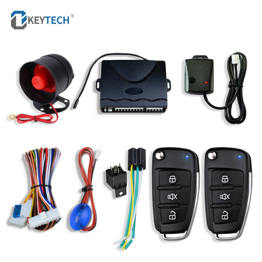 OkeyTech Universal Car One-Way Alarm System With K... – Grandado