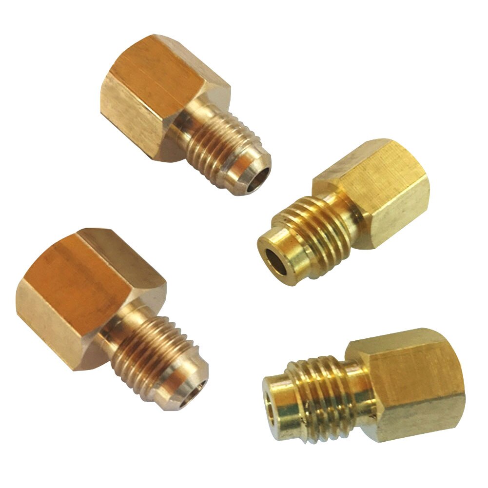 4PCS R134A Brass Refrigerant Tank Adapter To R12 F... – Vicedeal