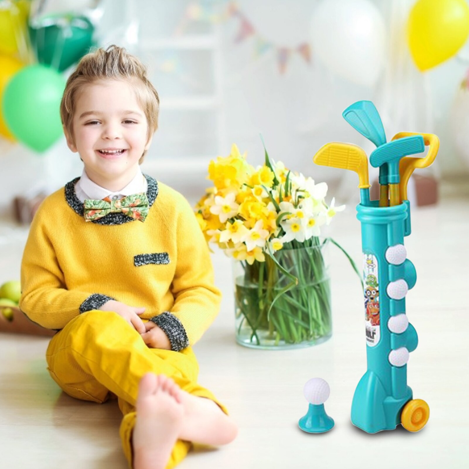 Kids Golf Play Set Child Golf Set Interactive Spor... – Grandado