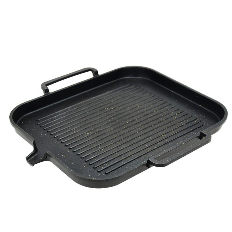 Korean Induction Cooker Grill Pan Square Grill Pan... – Vicedeal