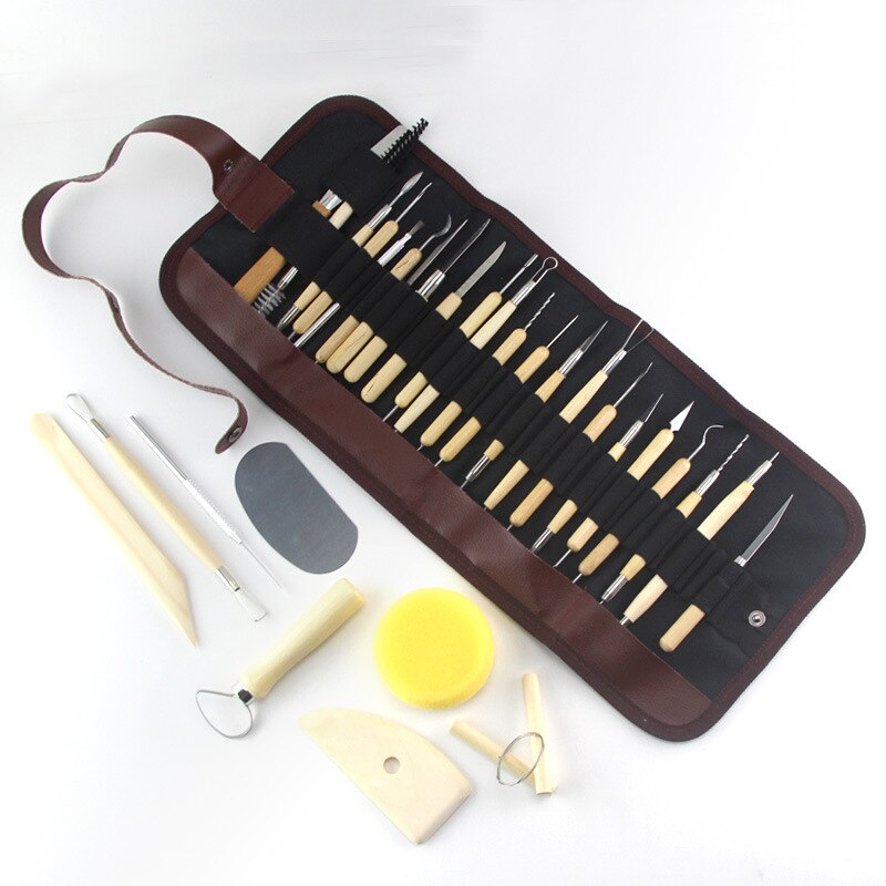 31 Pieces Set Clay Sculpture Tools Pottery Carving... – Grandado