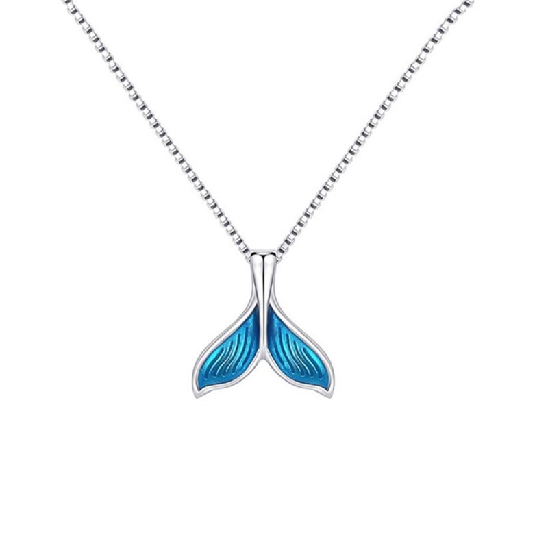 Sole Memory Cute Blue Dripping Glaze Mermaid Fisht... – Grandado