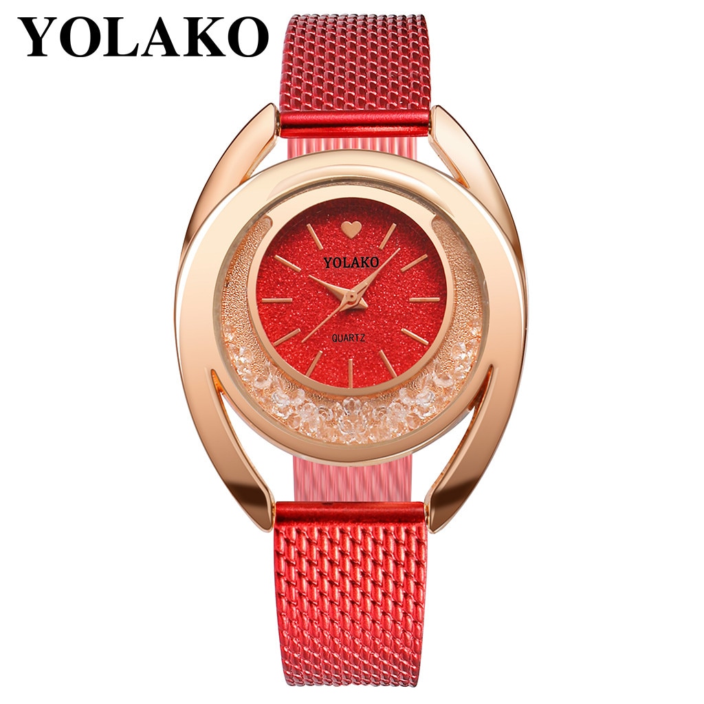 YOLAKO Women Watches Bracelet Quartz Clock Ladies ... – Vicedeal