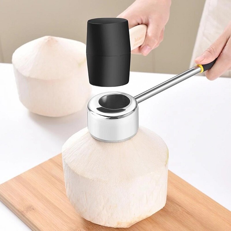 Coconut Opener, Stainless Steel Coconut Shell Open... – Grandado