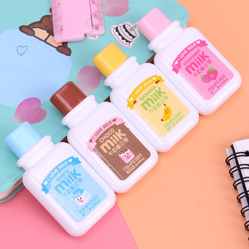 1PC Cute Milky Correction Tape Material Escolar Ka... – Vicedeal