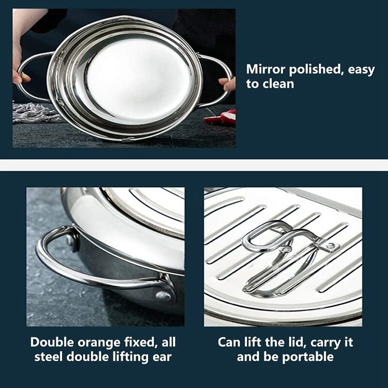 Japanese Style Tempura Fryer Pot with Thermometer ... – Grandado