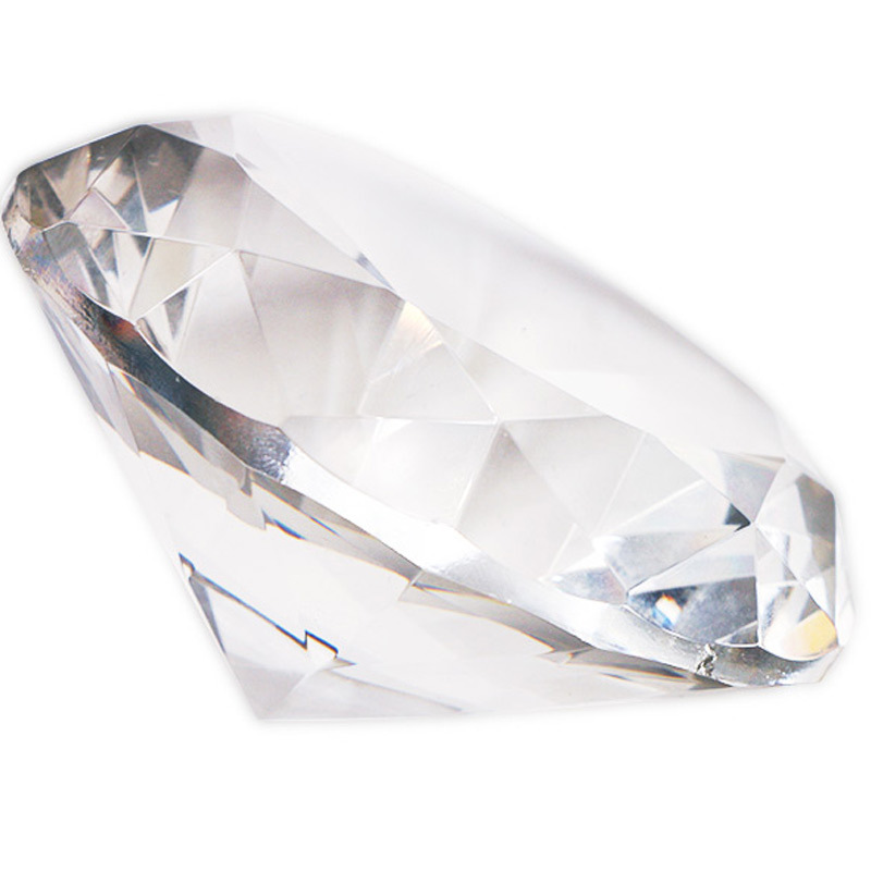 100MM White Pink Large Diamond Nail Crystal Cut Gl... – Vicedeal