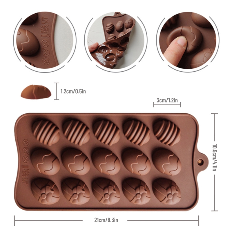 Molde Flexible con forma de huevo de Pascua para n... – Grandado