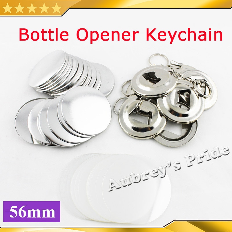 2-1/5" 56mm 100 Sets Bottle Opener KeyChain B... – Grandado