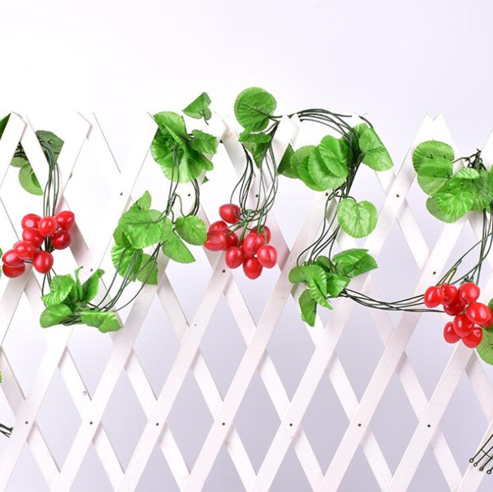 5 Strips Kunstmatige Fruit Plant Rotan Simulatie F... – Grandado
