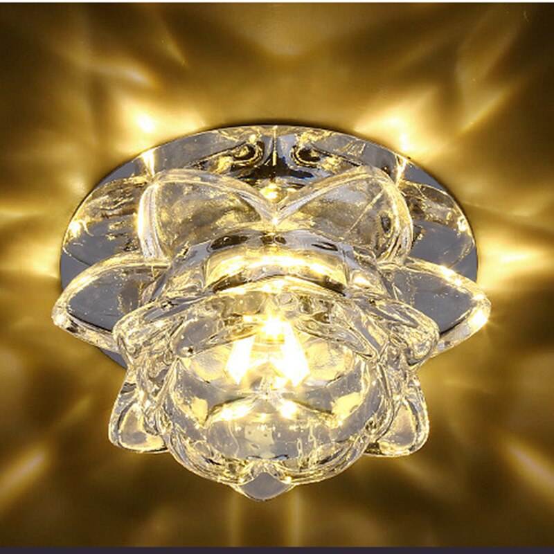 Creatieve 3 w/5 w Gang LED plafondlamp kristal woo... – Vicedeal