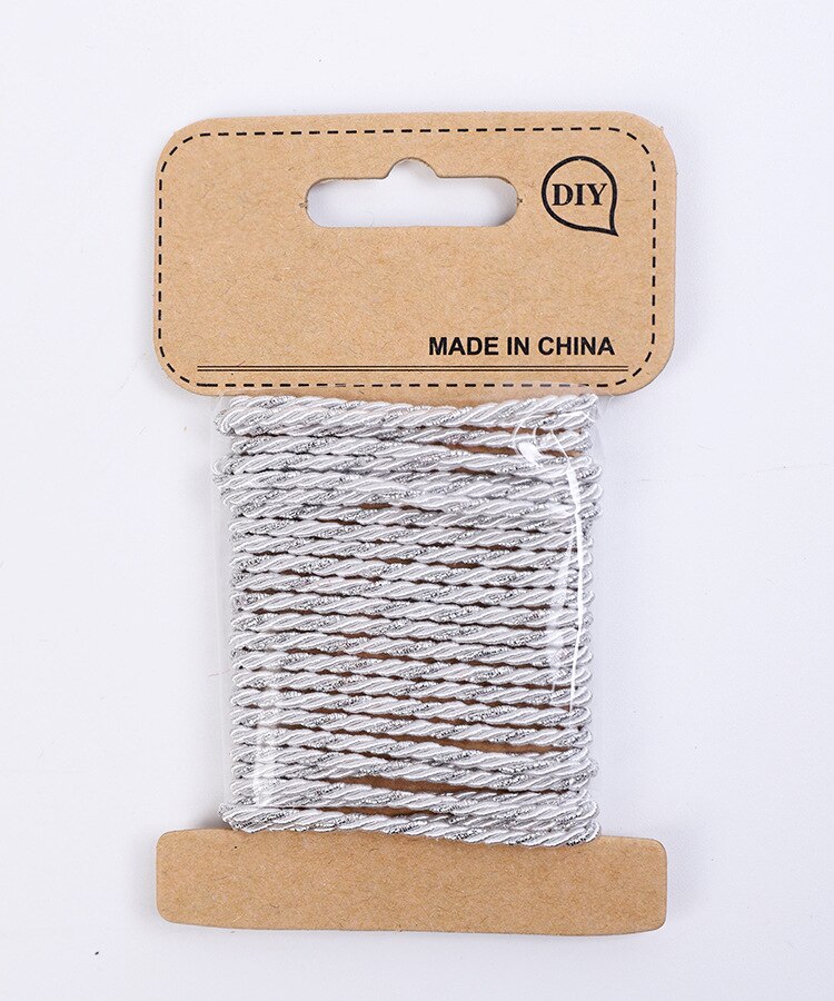 3 Yards/1.5Mm 3-Strand Nylon Goud Draad Touwen Woo... – Grandado