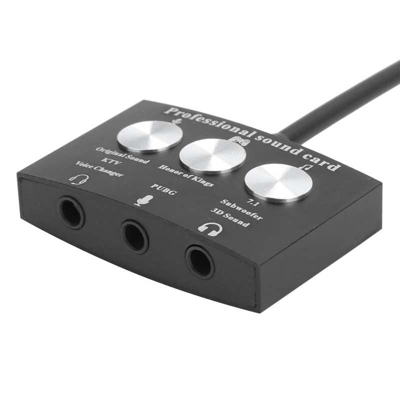 Type‑C Sound Card 2 in 1 Type‑C Sound Card Stereo ... – Grandado