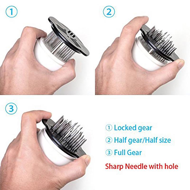 Stainless Steel Meat Tenderizer Needle Beef Marina... – Vicedeal